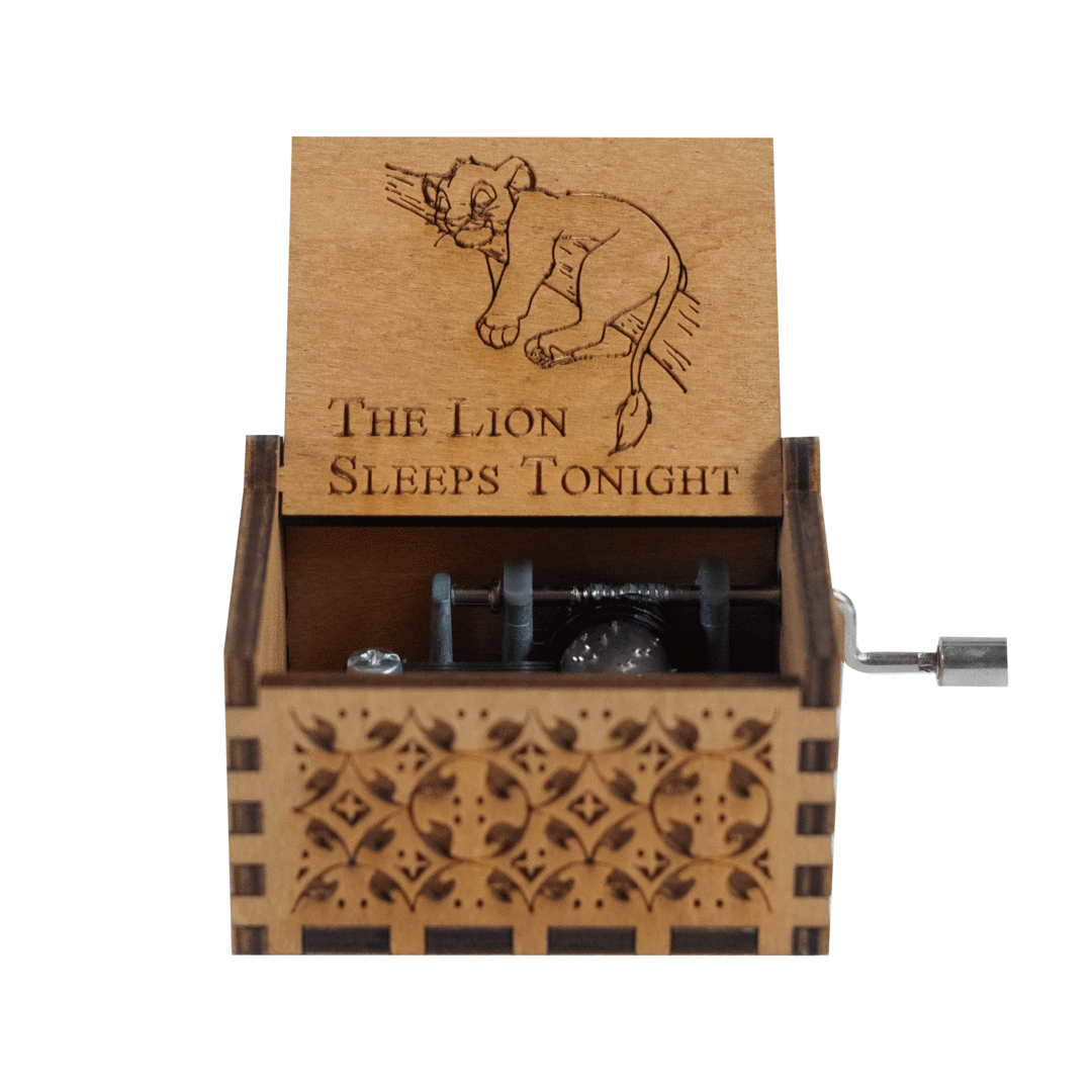 Handmade The Lion King Wooden Music Box | Chopins Box – ChopinsBox